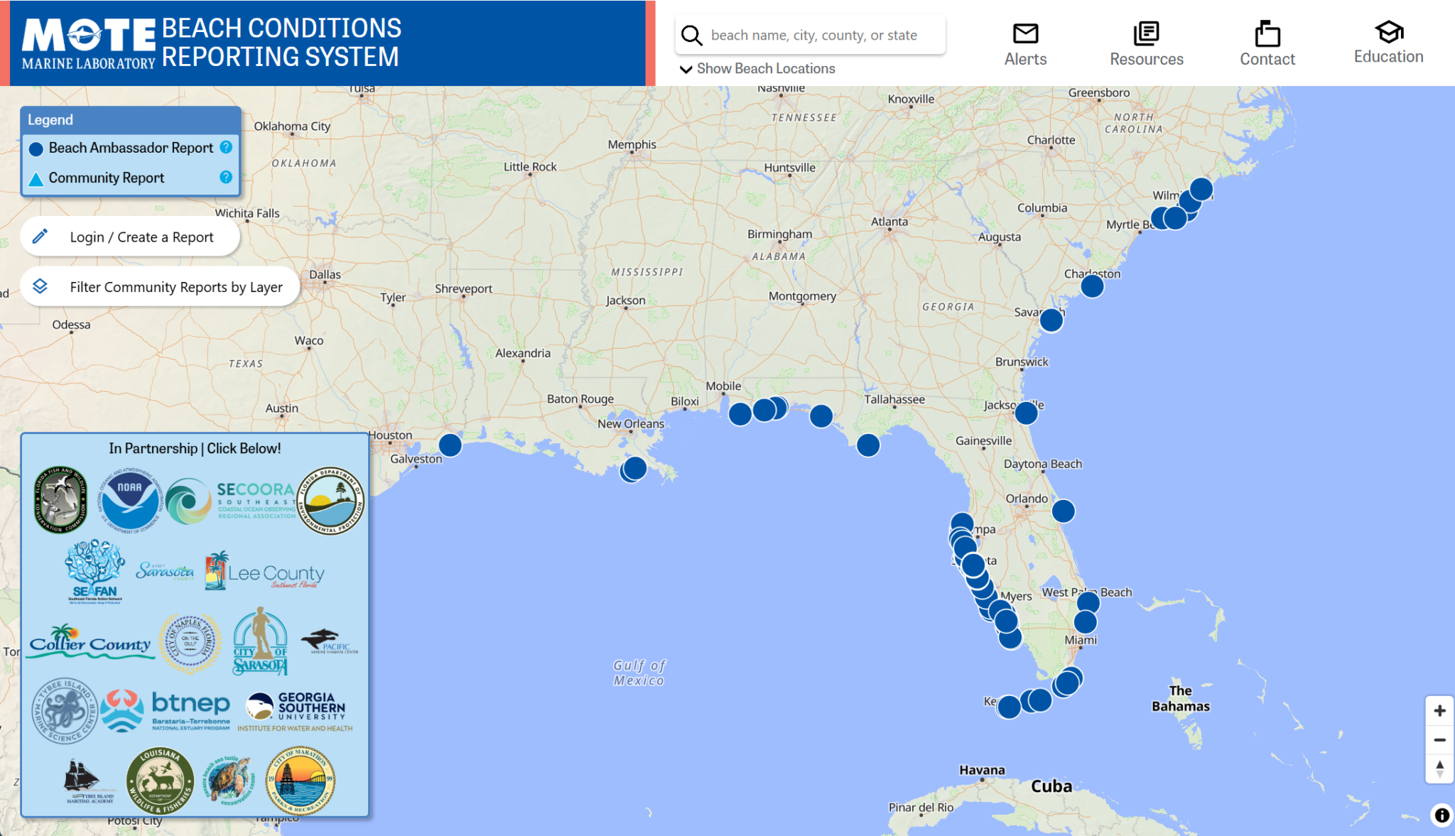Beach Conditions Reporting System | Mote Marine Laboratory & Aquarium